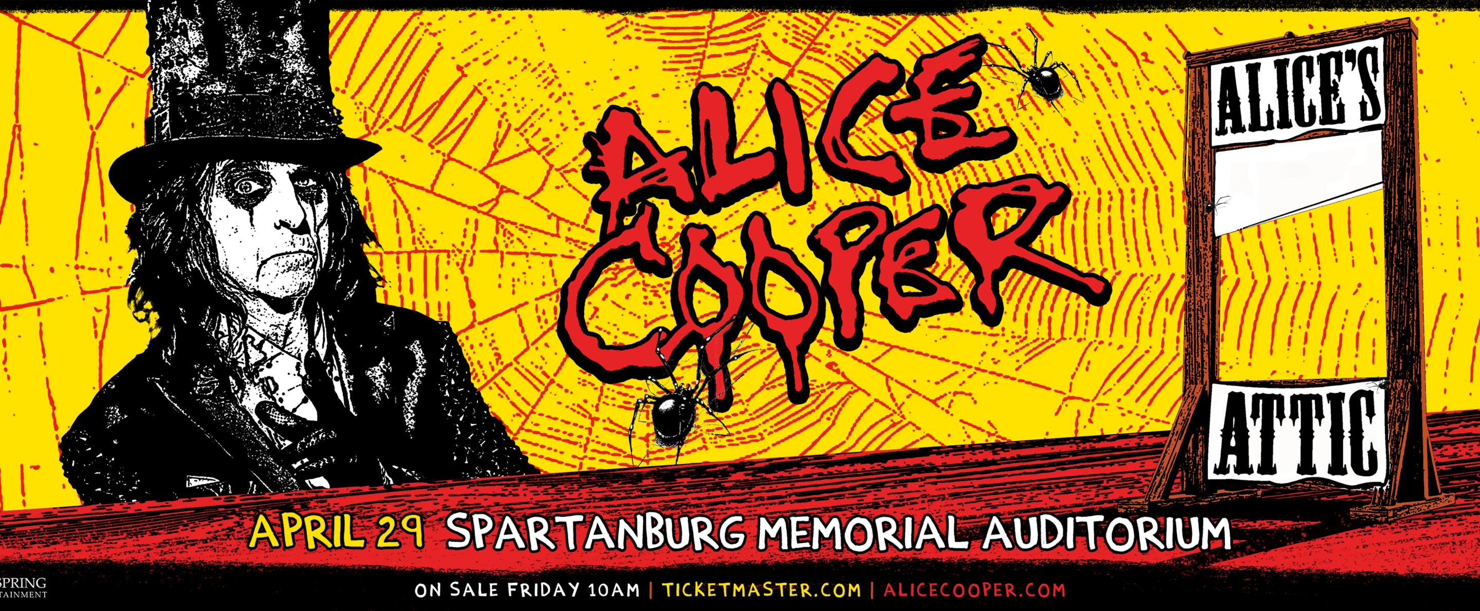 Alice Cooper 'Alice's Attic' Tour | Spartanburg Memorial Auditorium