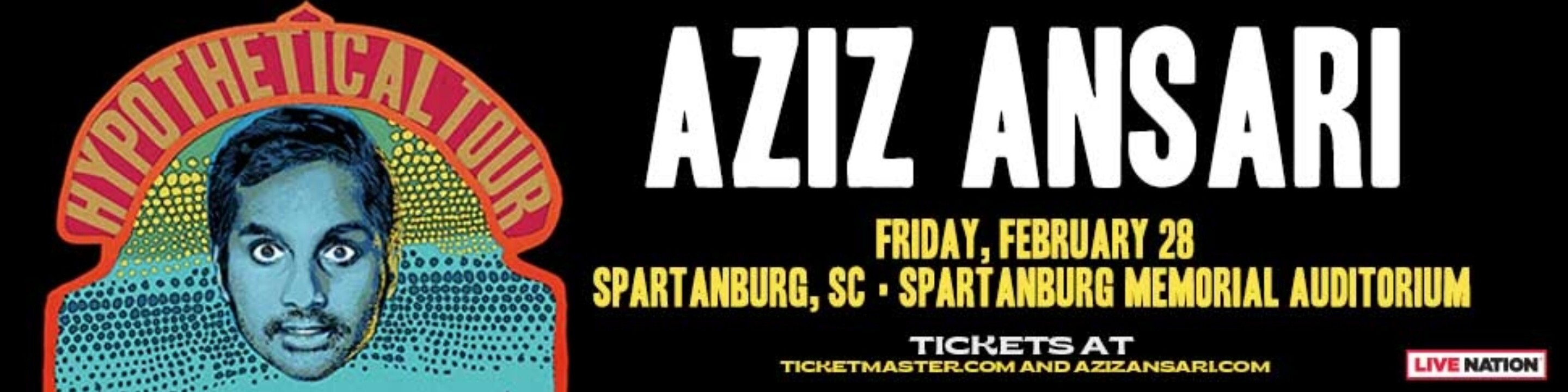 Aziz Ansari: Hypothetical Tour | Spartanburg Memorial Auditorium